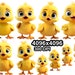 83 Cute Duck Duckling PNG Clipart - Ducklings Art Print - Yellow Duck ...