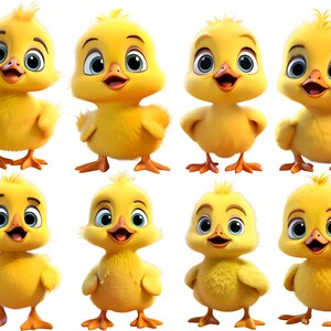 83 Cute Duck Duckling PNG Clipart - Ducklings Art Print - Yellow Duck ...