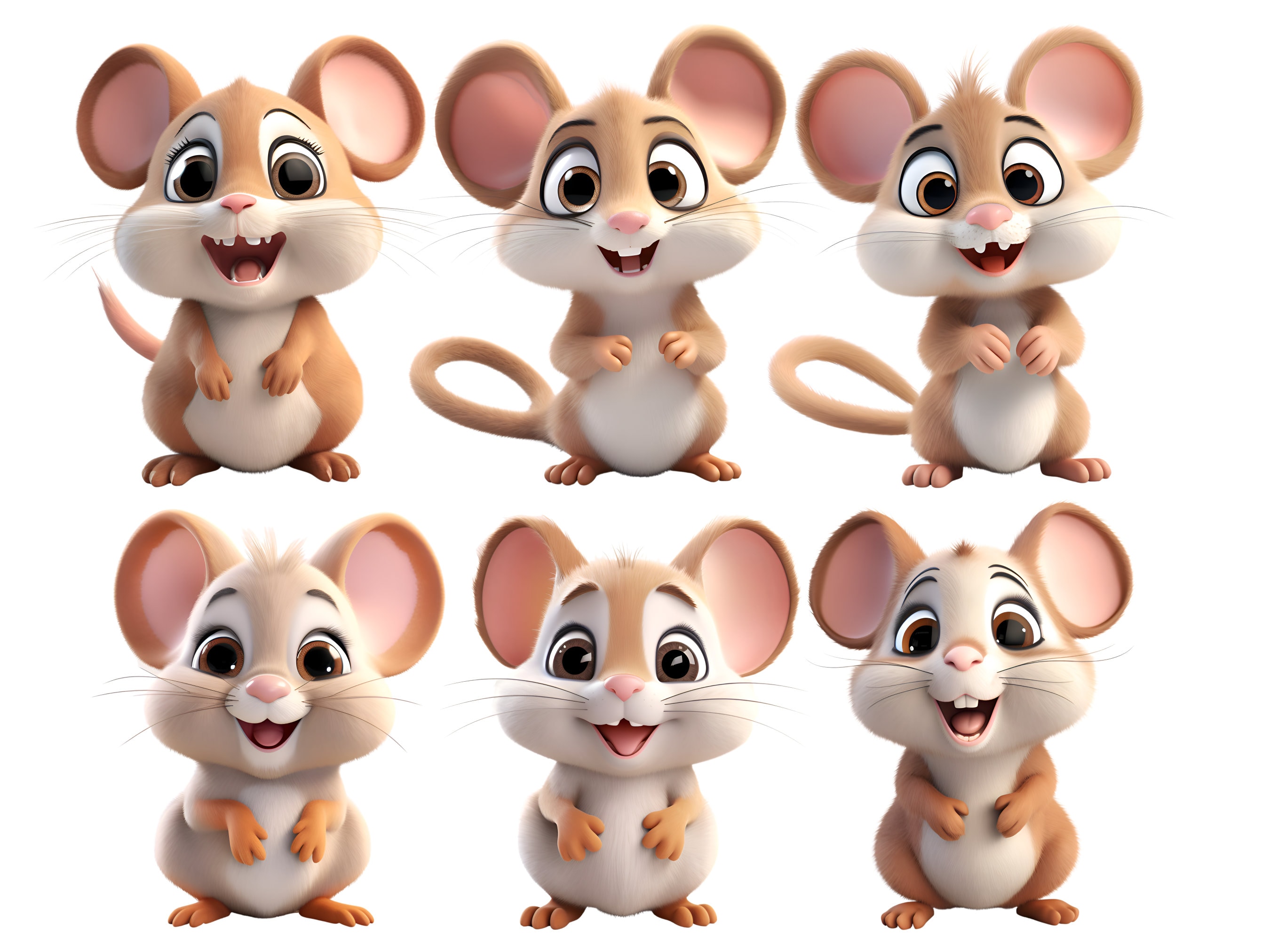 60 Cute Mouse PNG Clipart - Mouse Art - Mouse Pictures - Digital ...