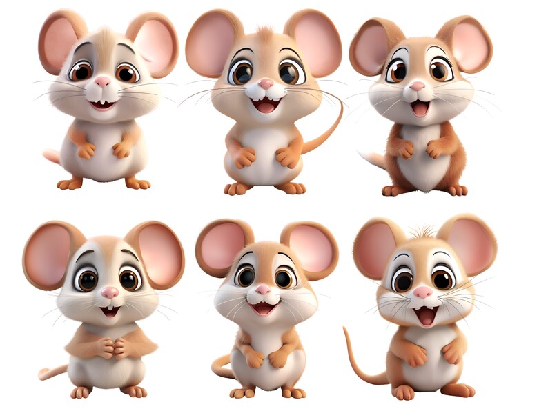 60 Cute Mouse PNG Clipart - Mouse Art - Mouse Pictures - Digital ...