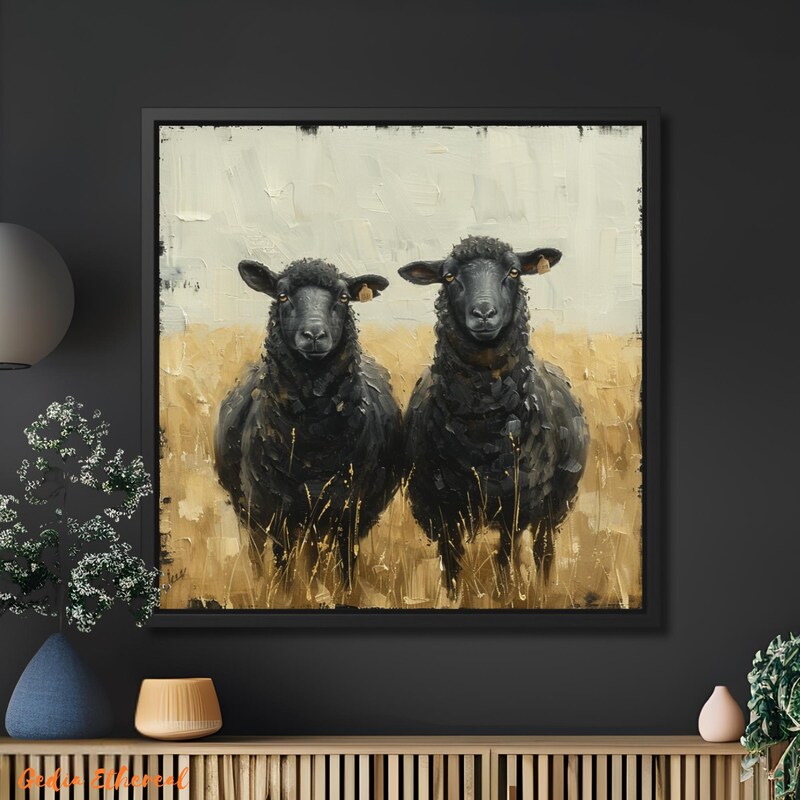 Sheep Art and Paintings - Etsy