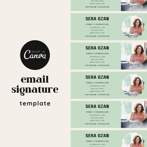 Email Signature Template INSTANT DOWNLOAD Small Business, Entrepreneur ...