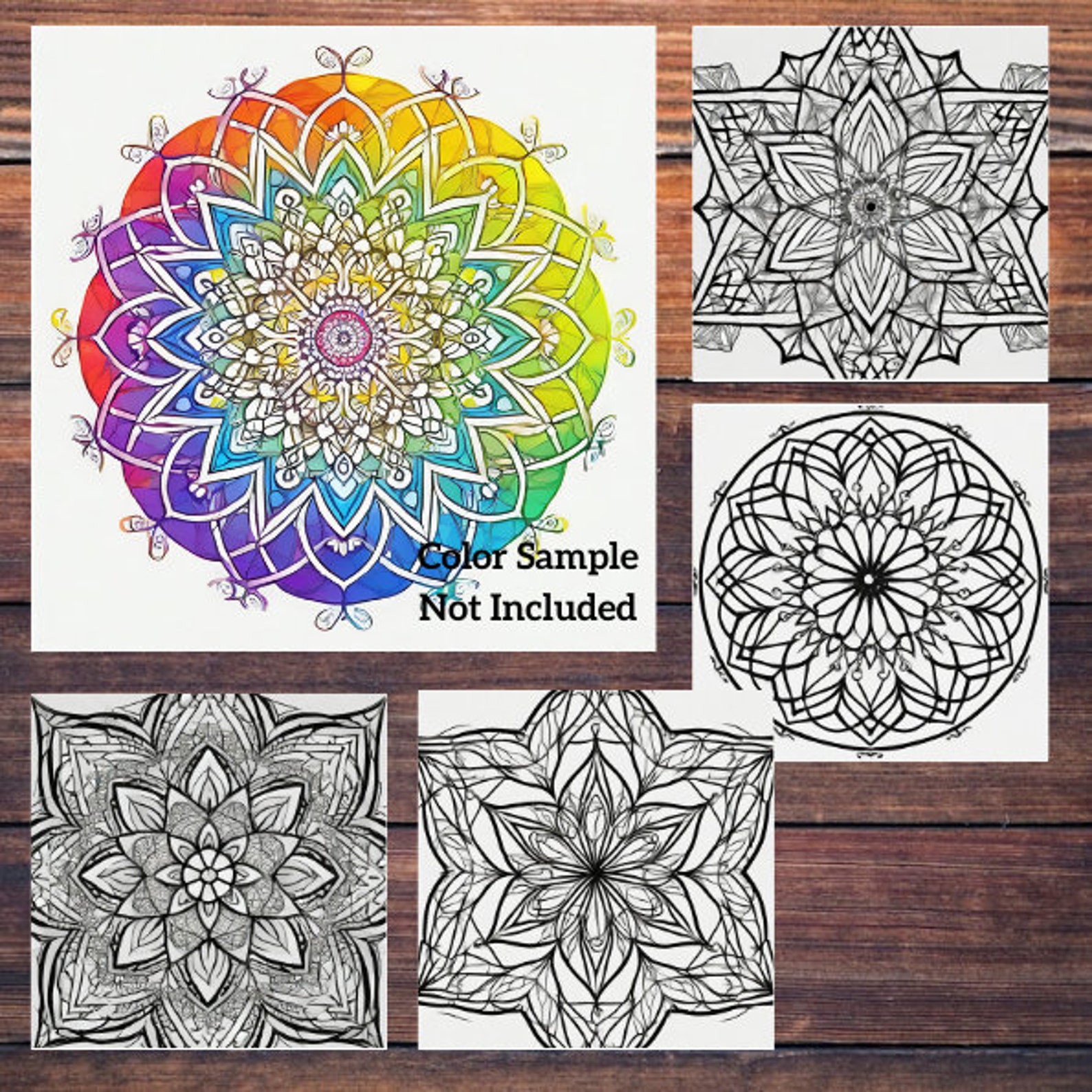 Mandalas #1 Coloring Book | 30 Pages | Adults, Kids, Coloring Book ...