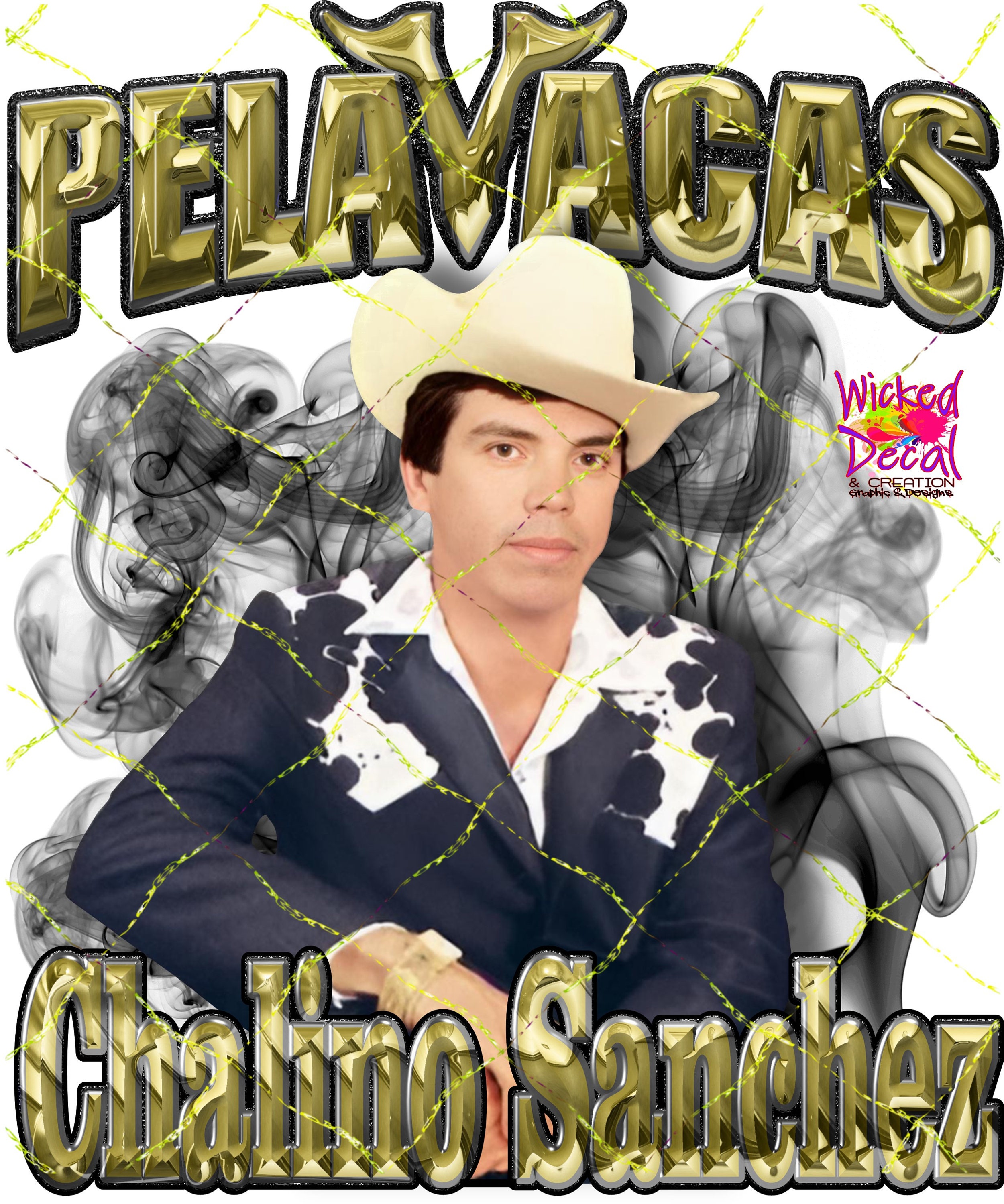 Chalino Sanchez Pelavacas Digital Download PNG - Etsy