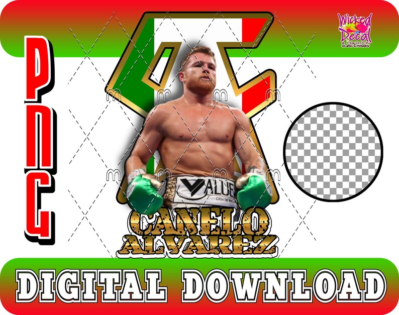 Canelo Alvarez Digital Download PNG - Etsy