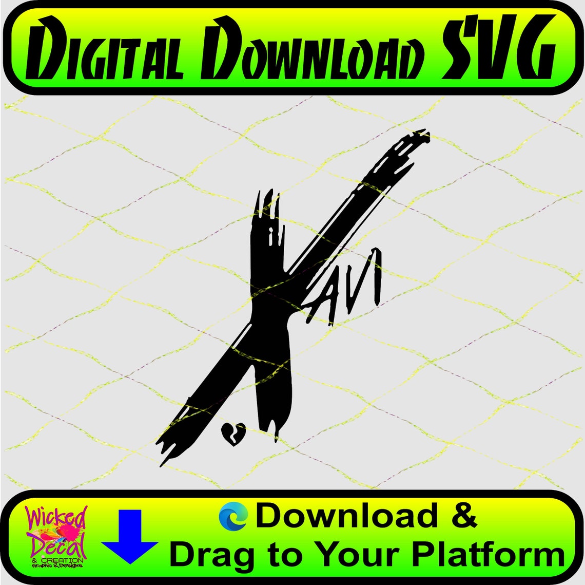 4 Xavi Digital Download Vectorize SVG File - Etsy