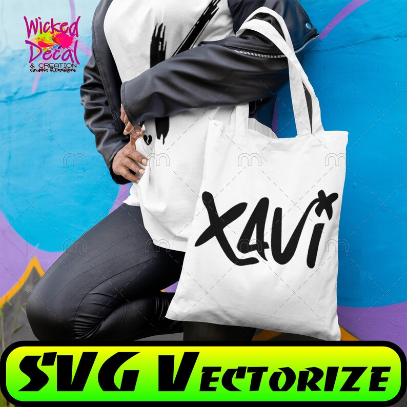4 Xavi Digital Download Vectorize SVG File - Etsy