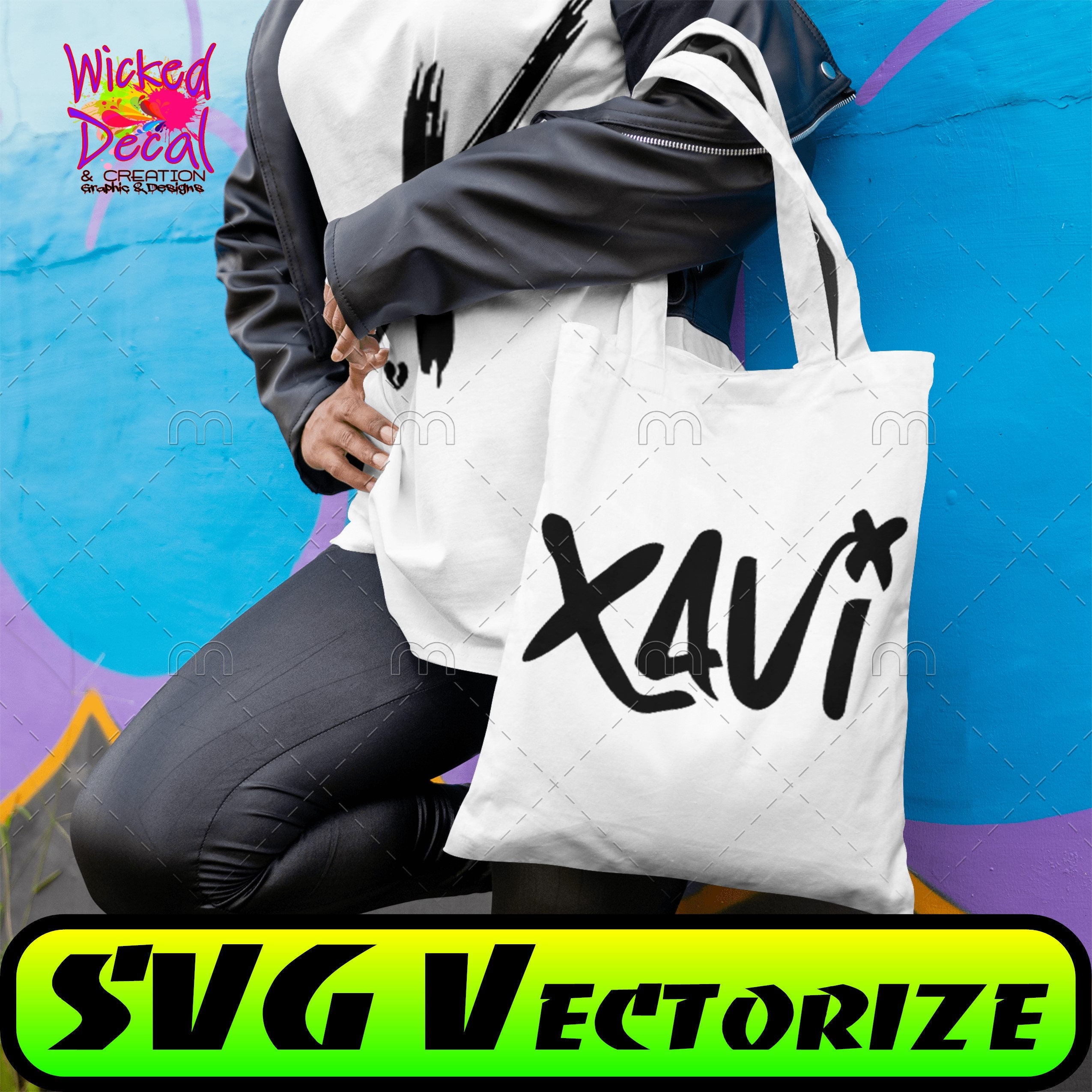 4 Xavi Digital Download Vectorize SVG File - Etsy