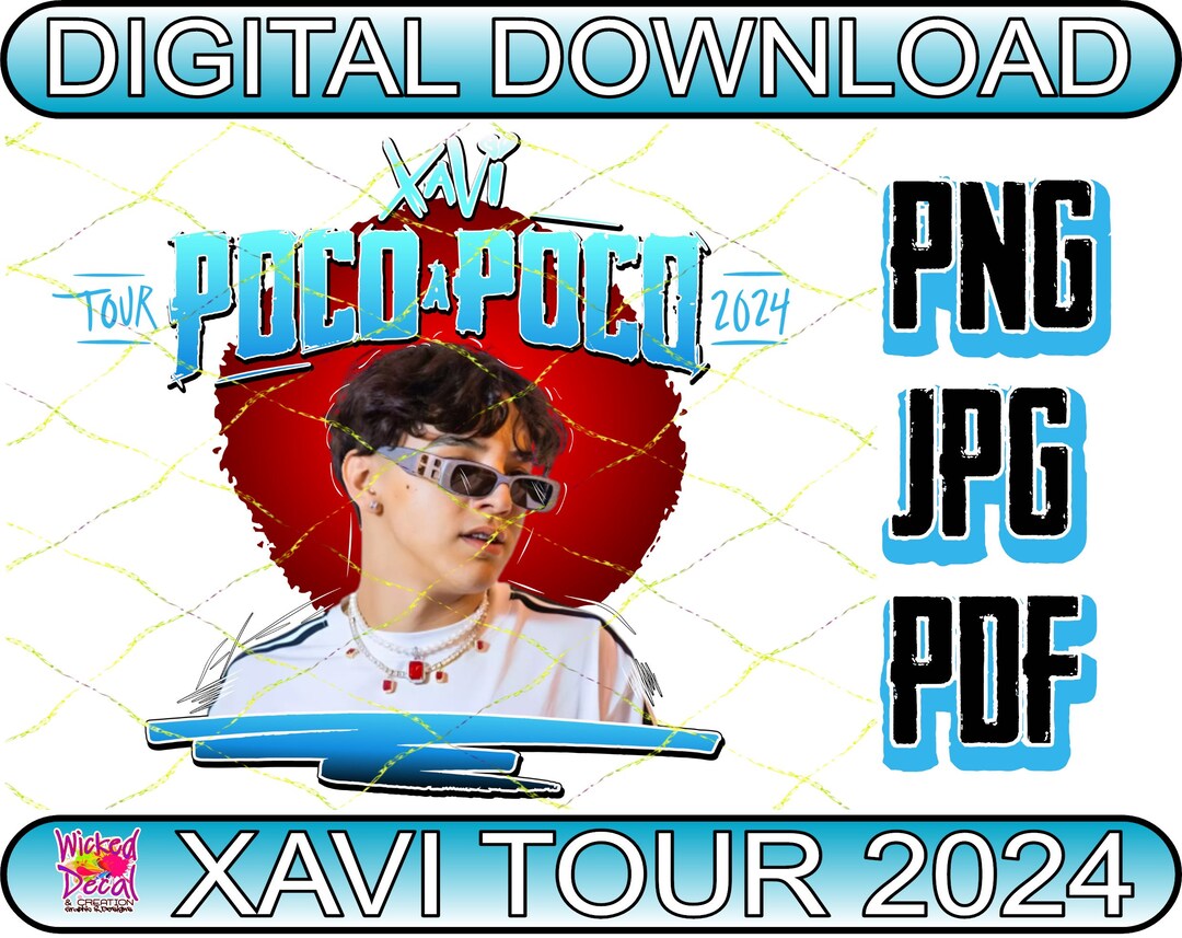 Xavi Tour Poco a Poco Digital PNG 300.dpi High Resolution - Etsy