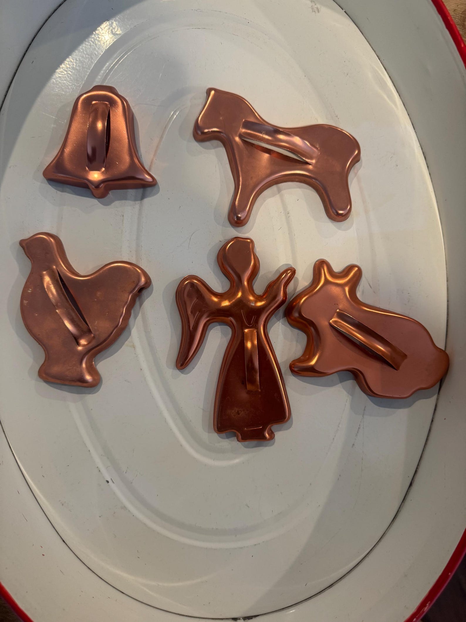 Vintage Copper Cookie Cutter Sets 4 to Choose - Etsy