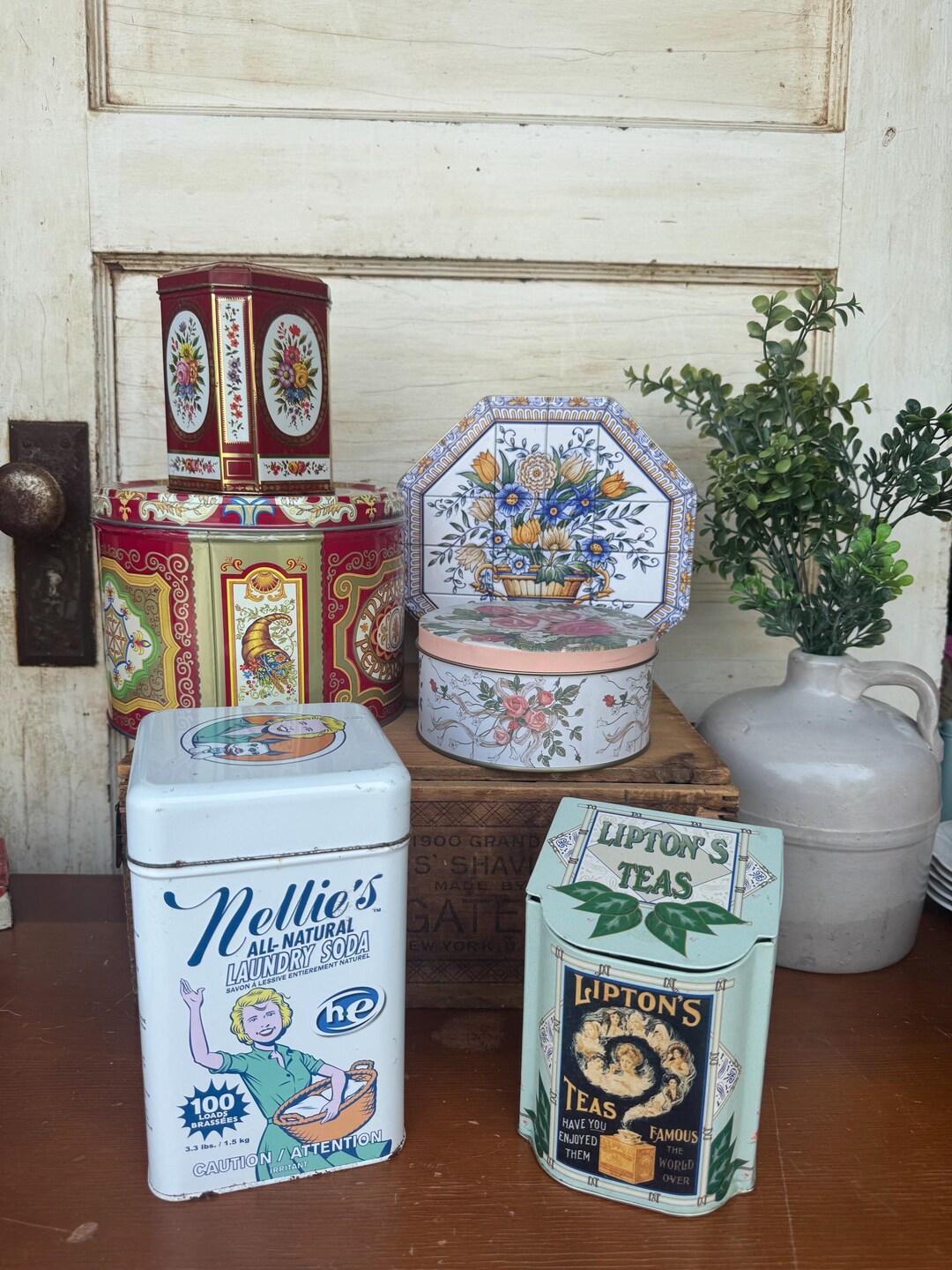 Tea/candy/soap Tins 6 to Choose - Etsy