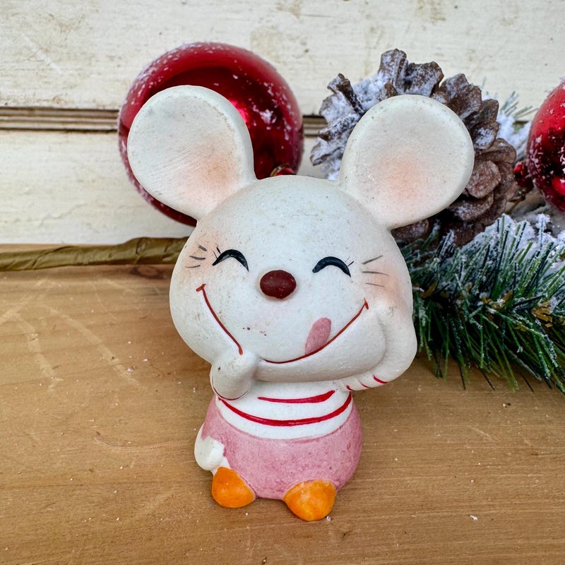Mouse Figurine - Etsy