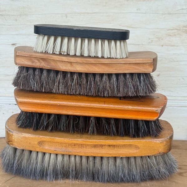 Vintage Shoe Polish Brush - Etsy