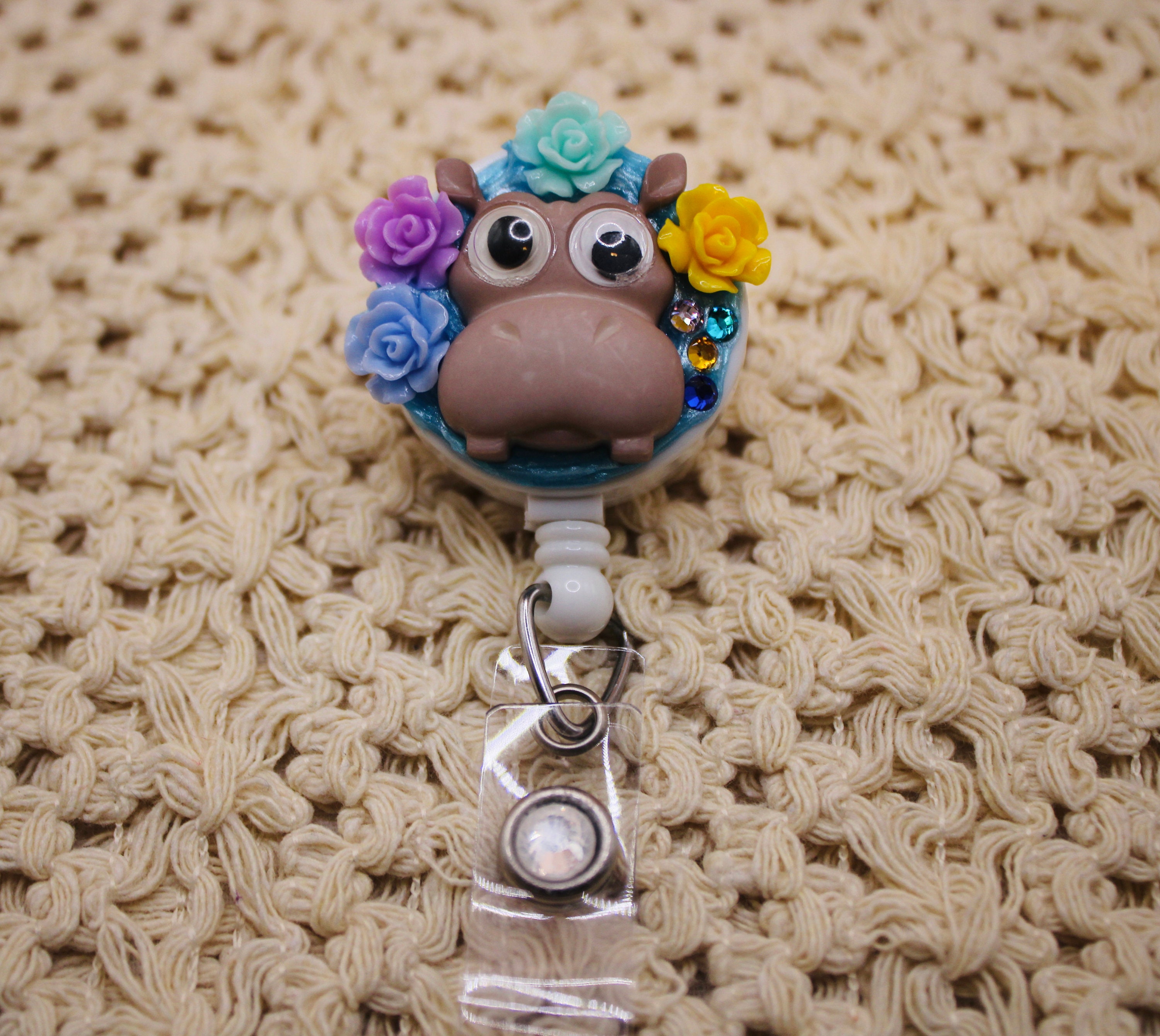 Zoo Animals Badge Reels, Elephant Badge Reel, Zebra Badge Reels, Hippo ...