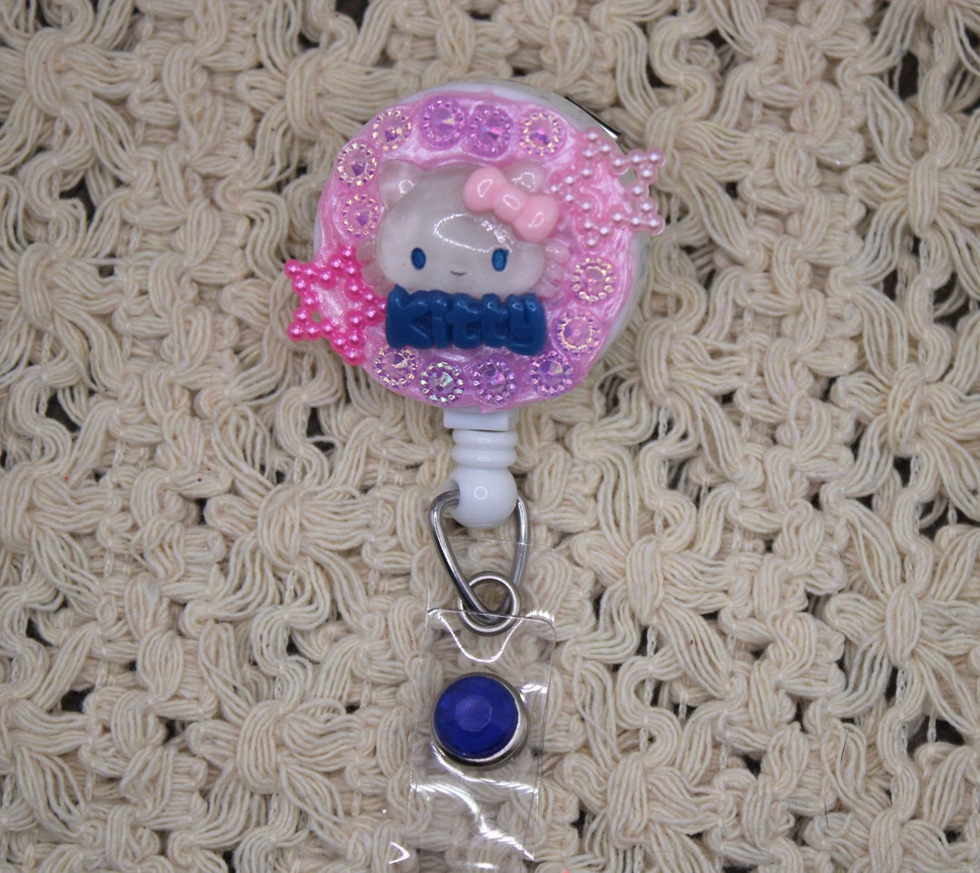 Kitty Inspired Character Badge Reels, Badge Reel, Melody Badge Reel, RN ...