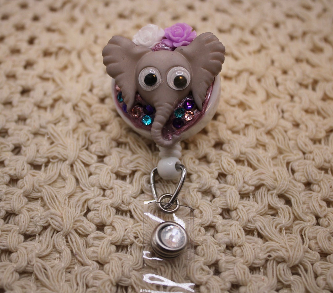 Zoo Animals Badge Reels, Elephant Badge Reel, Zebra Badge Reels, Hippo ...
