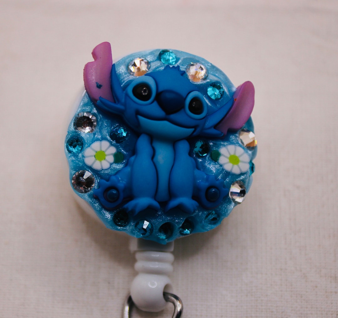 Stitch Badge Reel, Lilo and Stitch, Badge Reel, Lightweight Badge Reel ...