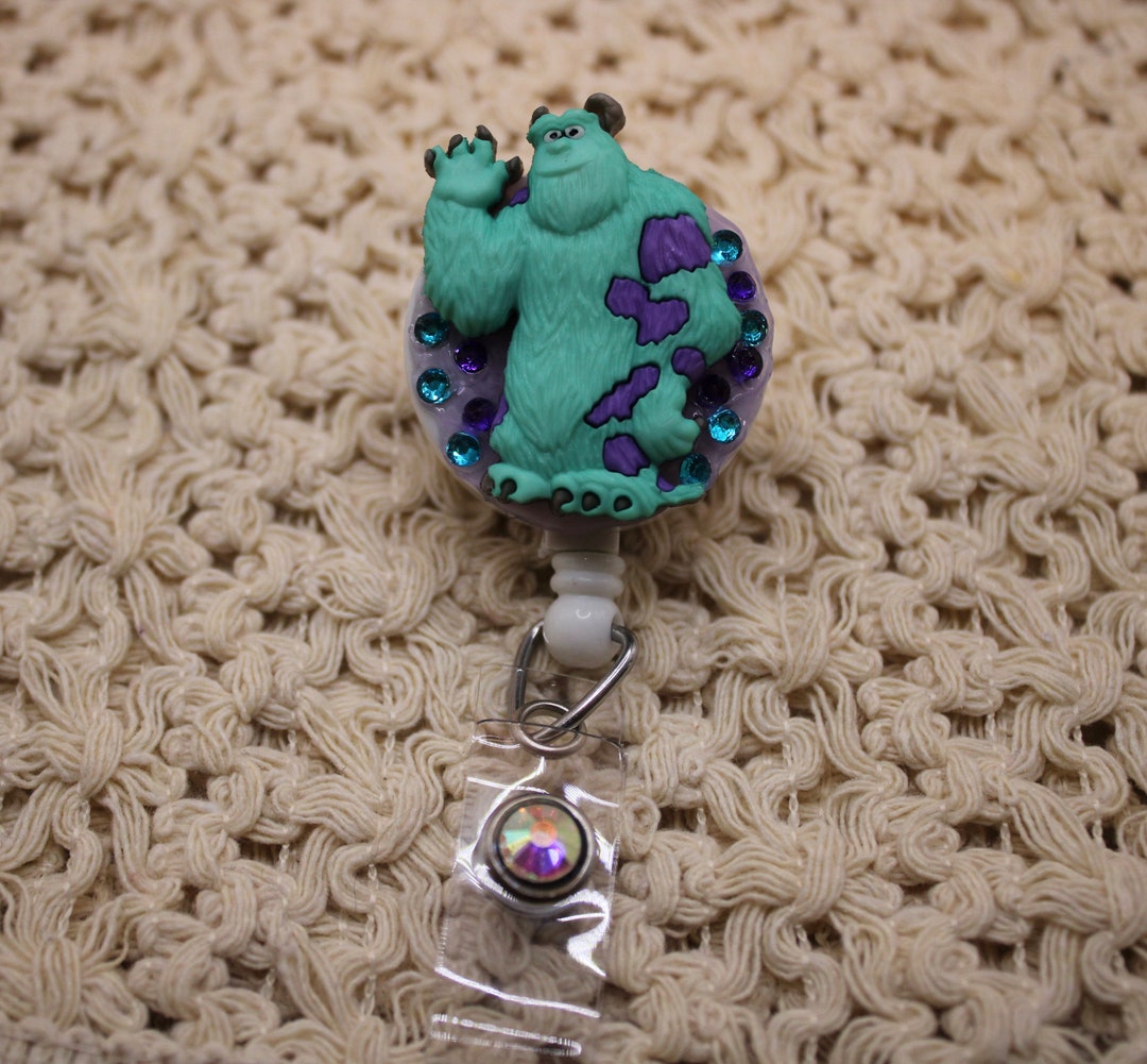 Monsters Inc Badge Reels, Sulley, Boo, Mike Wazowzki, Monsters Inc - Etsy