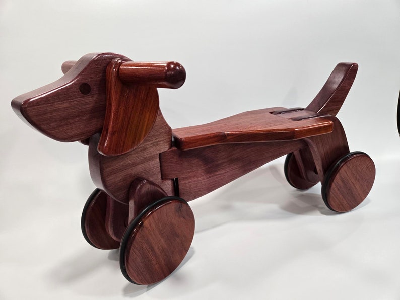 Elizabeth's Pup Ride-on Wooden Toy - Etsy