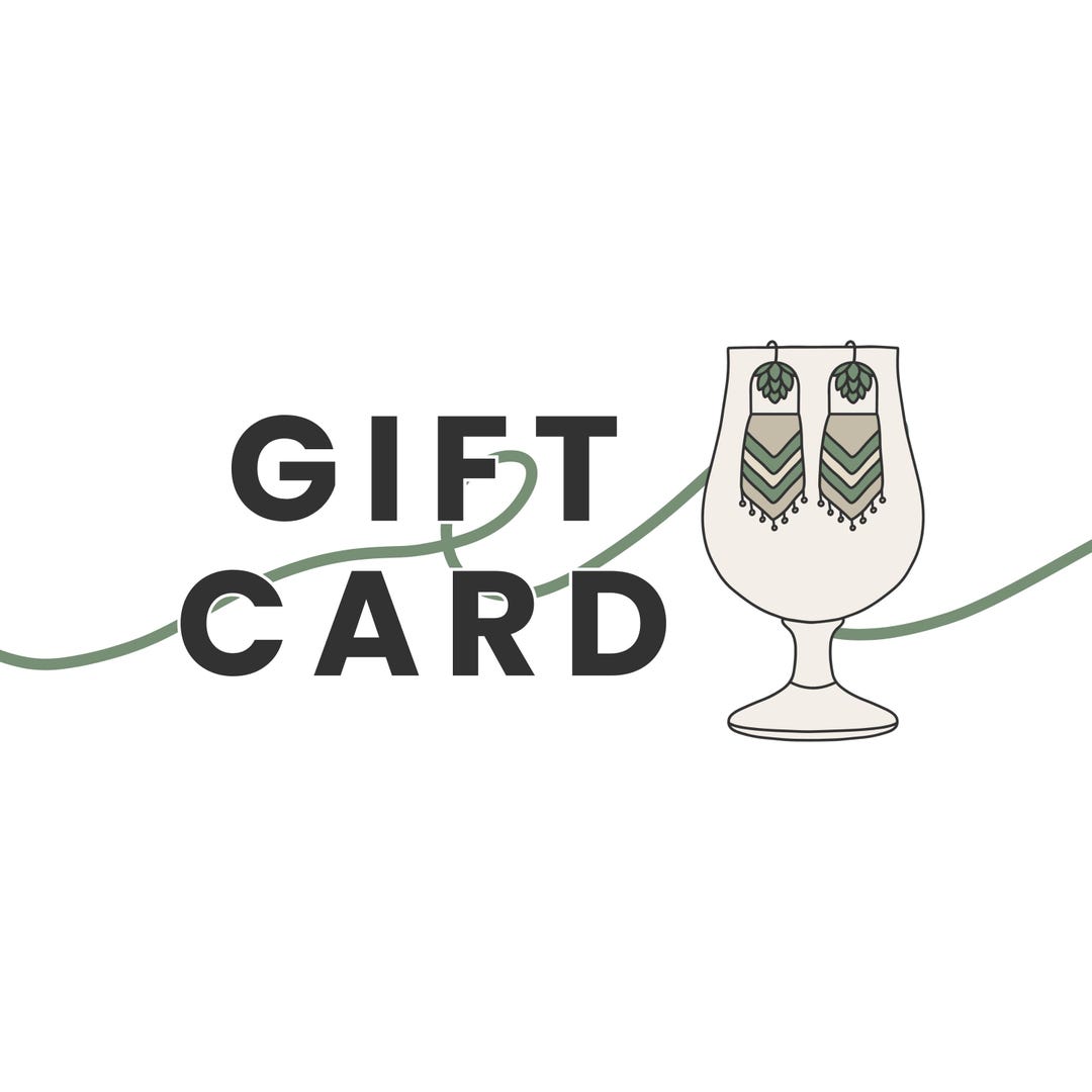 Gift Card Gift Certificate for Handmade Beaded Earring Voucher Gifts ...