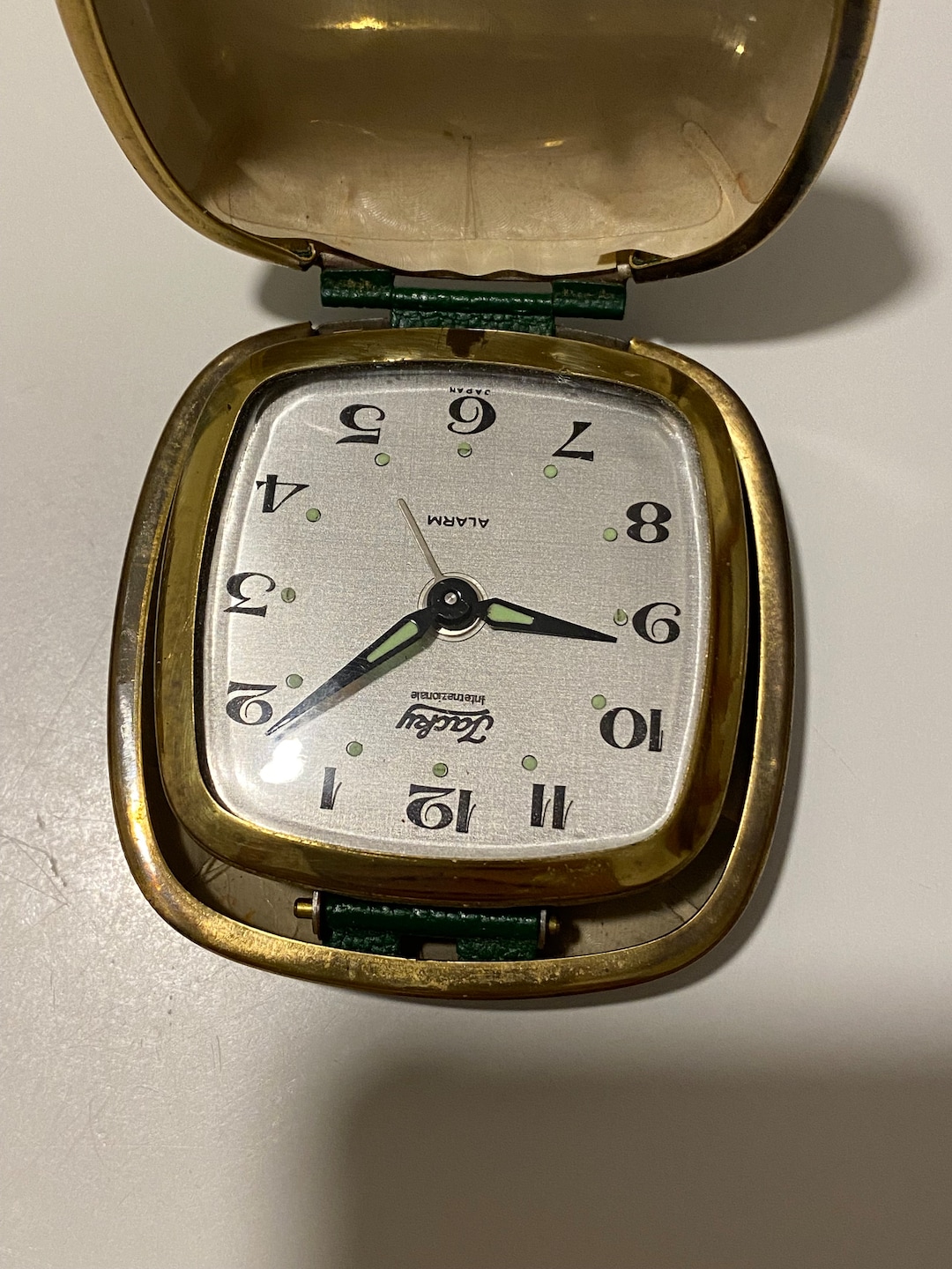 "jacky International" Vintage Travel Clock With Spring Winding - Etsy