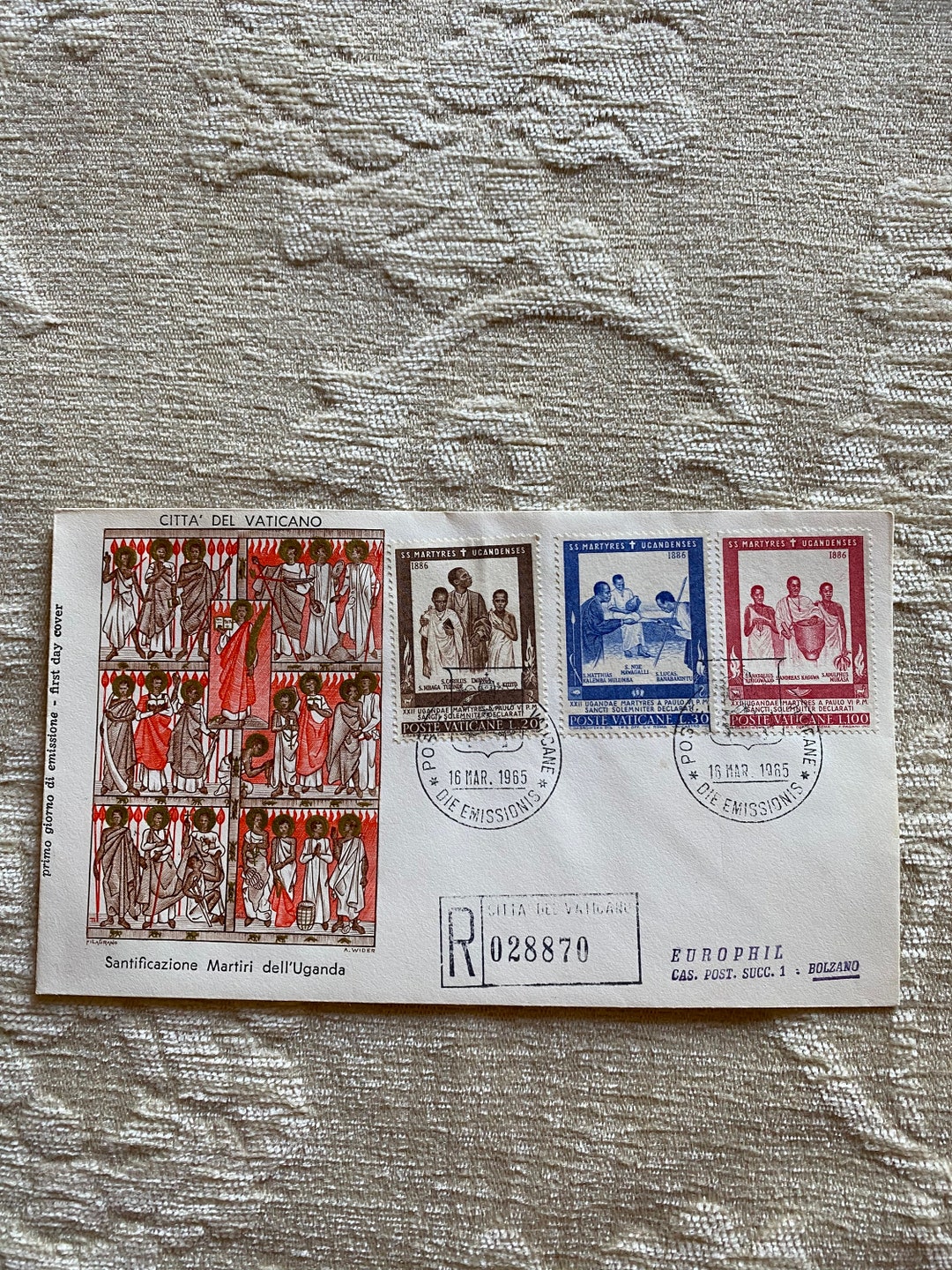 Postage Stamps, Vatican Post Office 1965, Vatican City, Sanctification ...