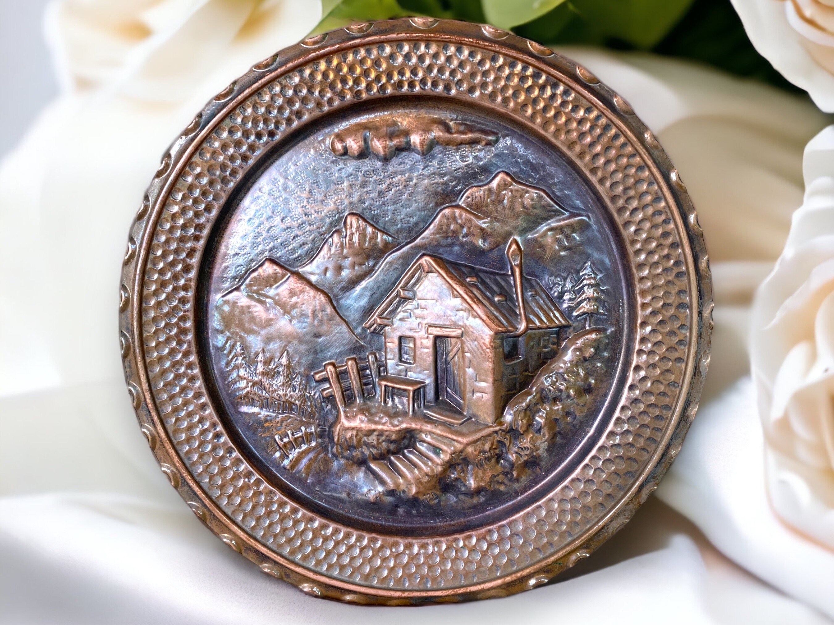 Refined Recall From the Past: the Vintage Copper Plate, French Artwork ...