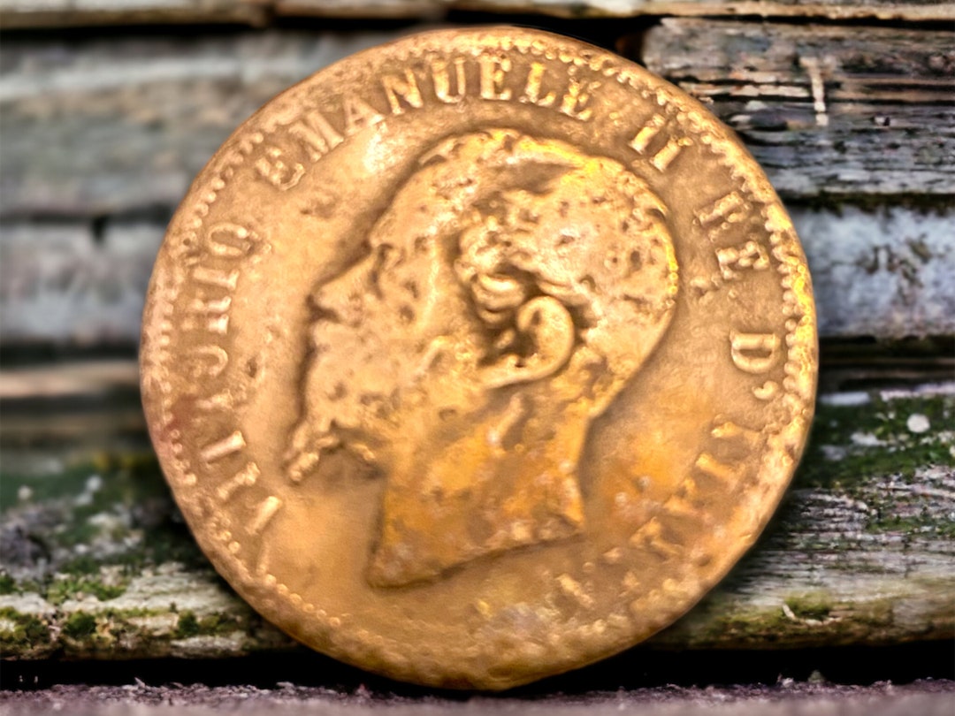 Numismatic Treasure: Very Rare 10 Cent Coin of Vittorio Emanuele II ...