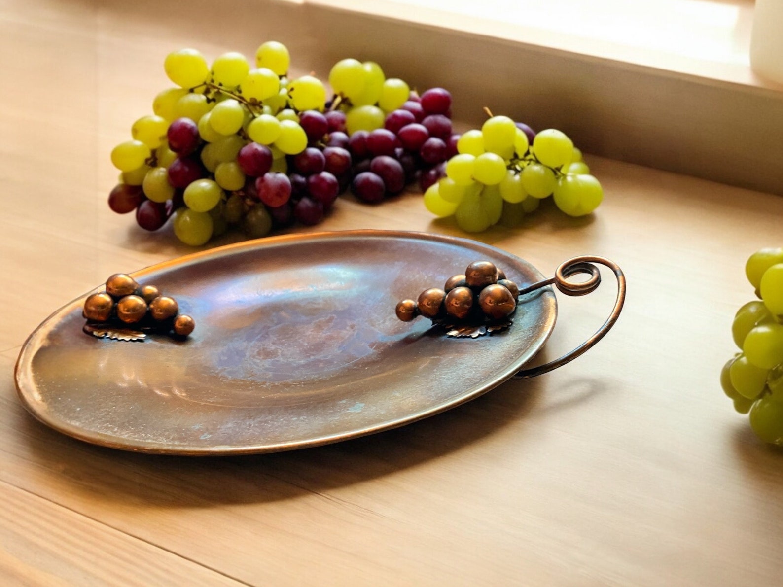 Vintage Copper Tray, Copper Object Holder - Etsy