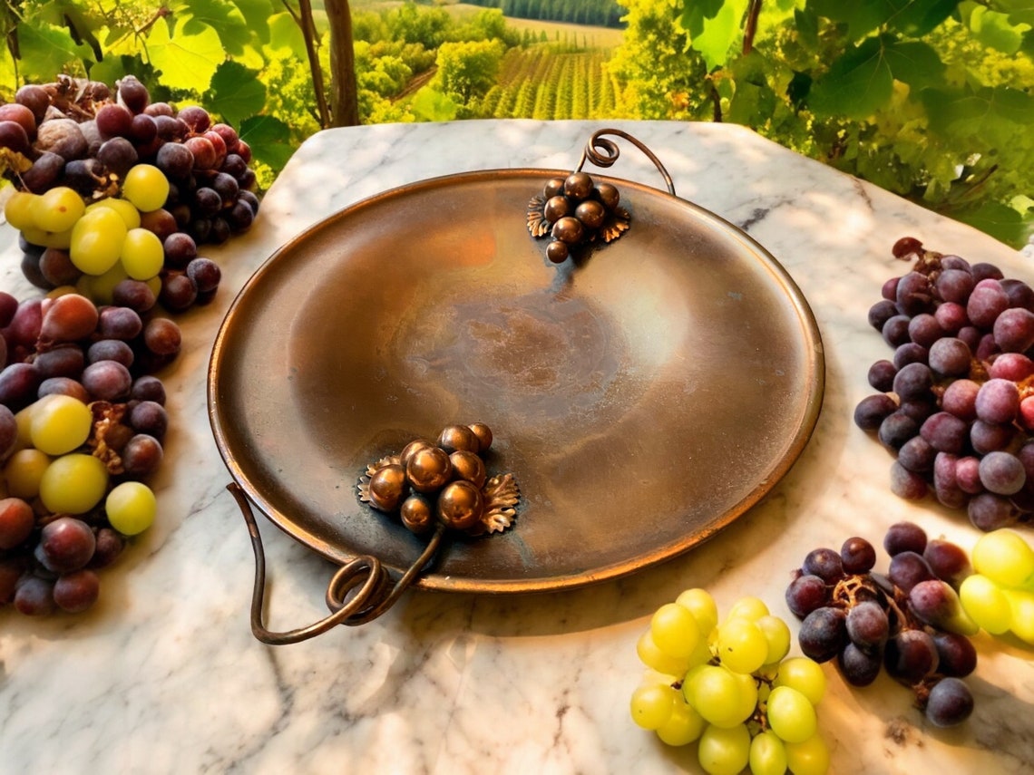 Vintage Copper Tray, Copper Object Holder - Etsy