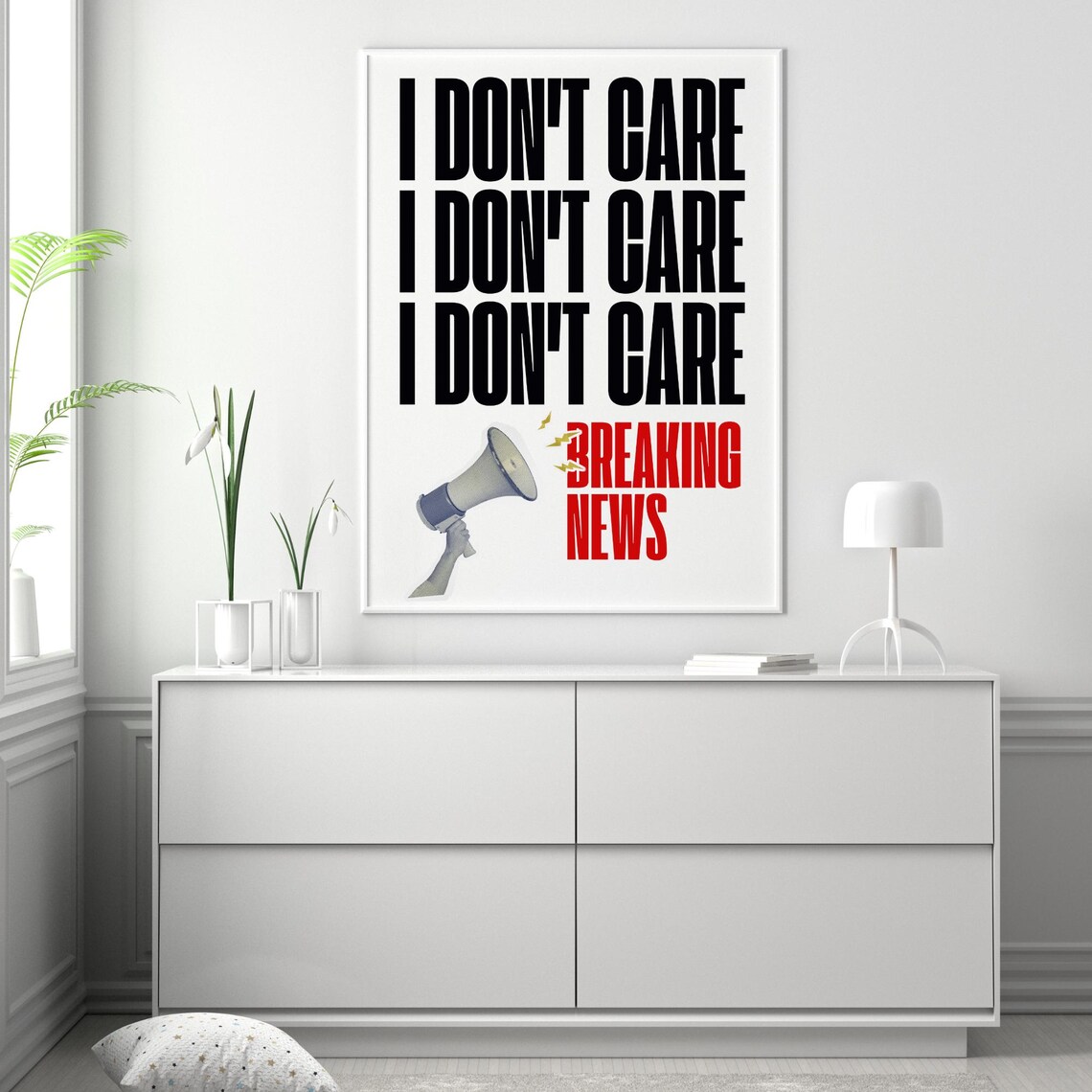 Breaking News Poster Retro Wall Art Preppy Quote Wall Art Trendy Preppy ...