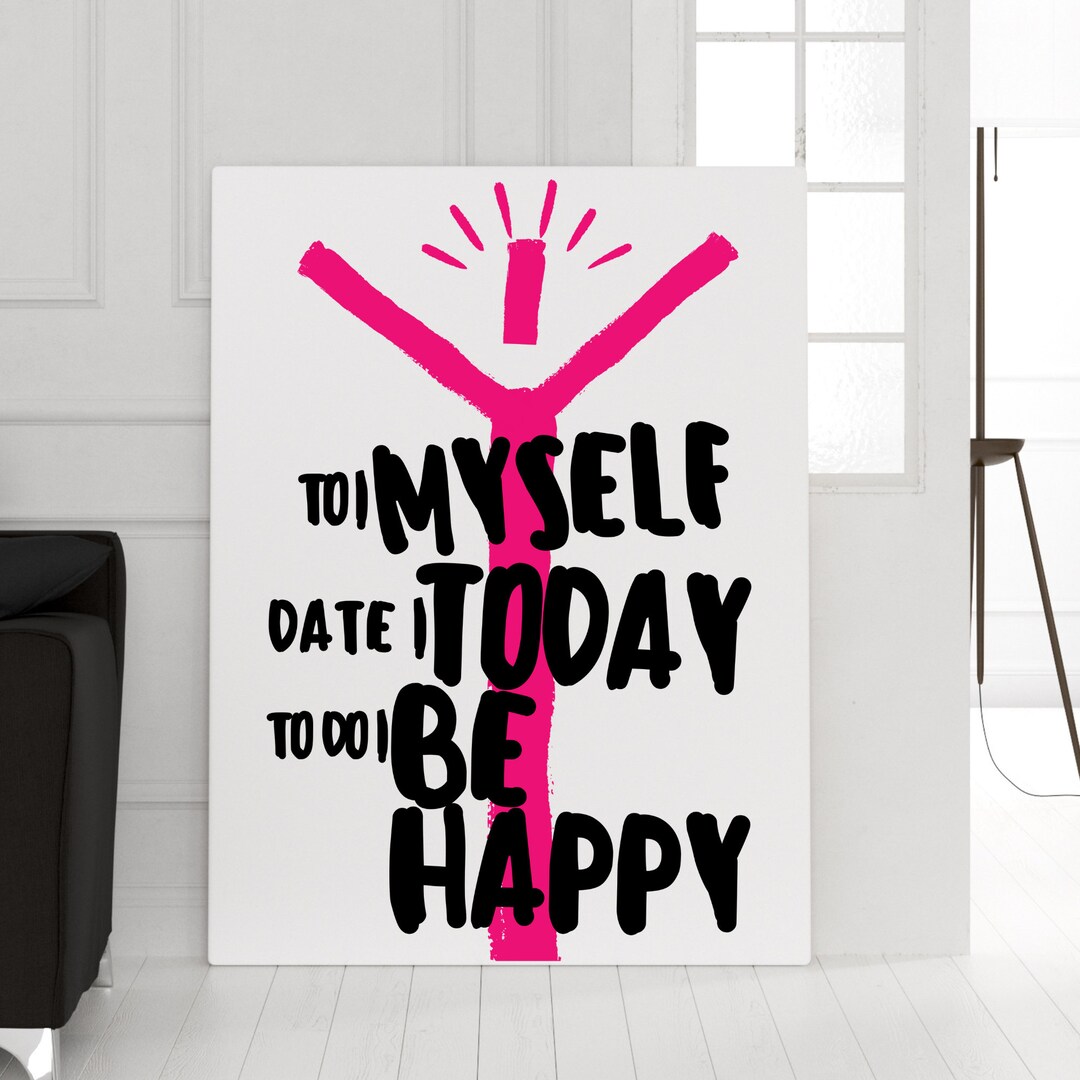 Self Love Affirmation Wall Art Mood Boosting Words - Etsy