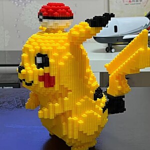 Pokemon Pikachu Building Blocks Model Mini Bricks - Etsy