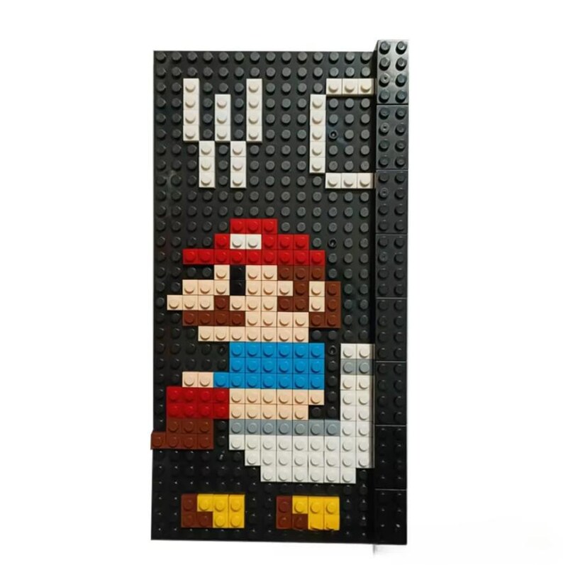 Super Mario Building Block Toilet Sign - Double Side - Etsy