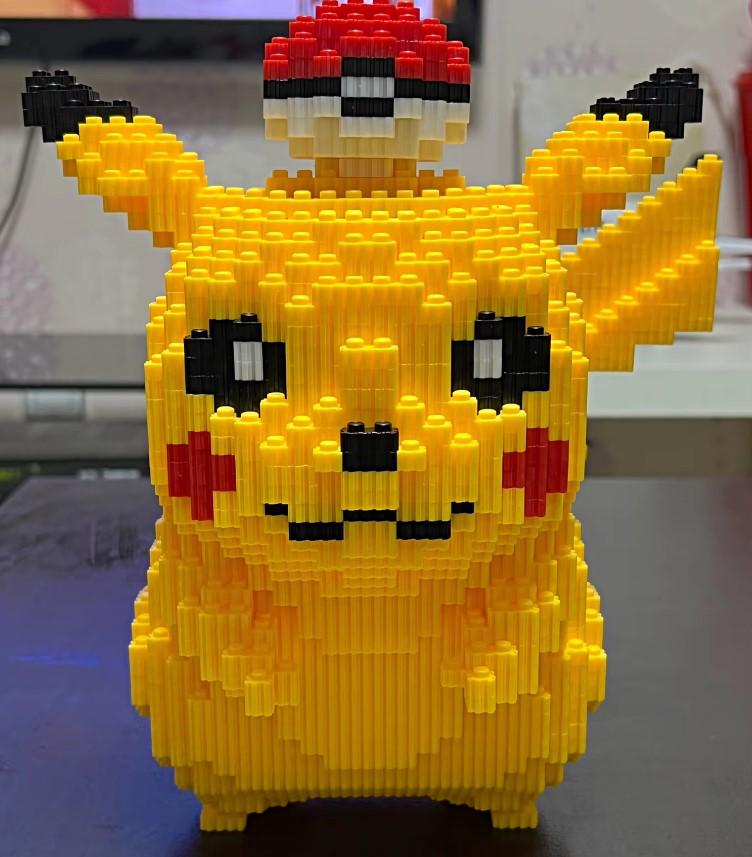 Pokemon Pikachu Building Blocks Model Mini Bricks - Etsy