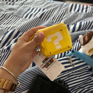 Super Mario Question Bags With Mario Keychains (no Star Keychains) - Etsy