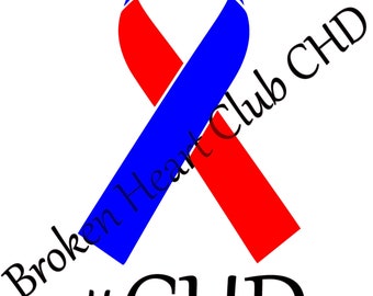 CHD Ribbon SVG - Etsy