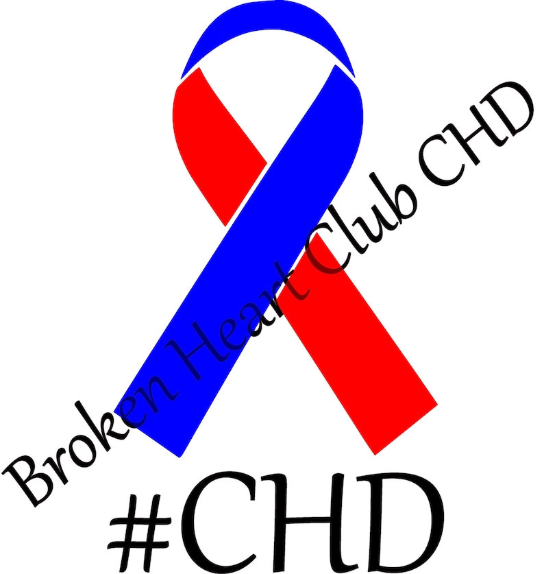 CHD Ribbon Option 2 SVG - Etsy