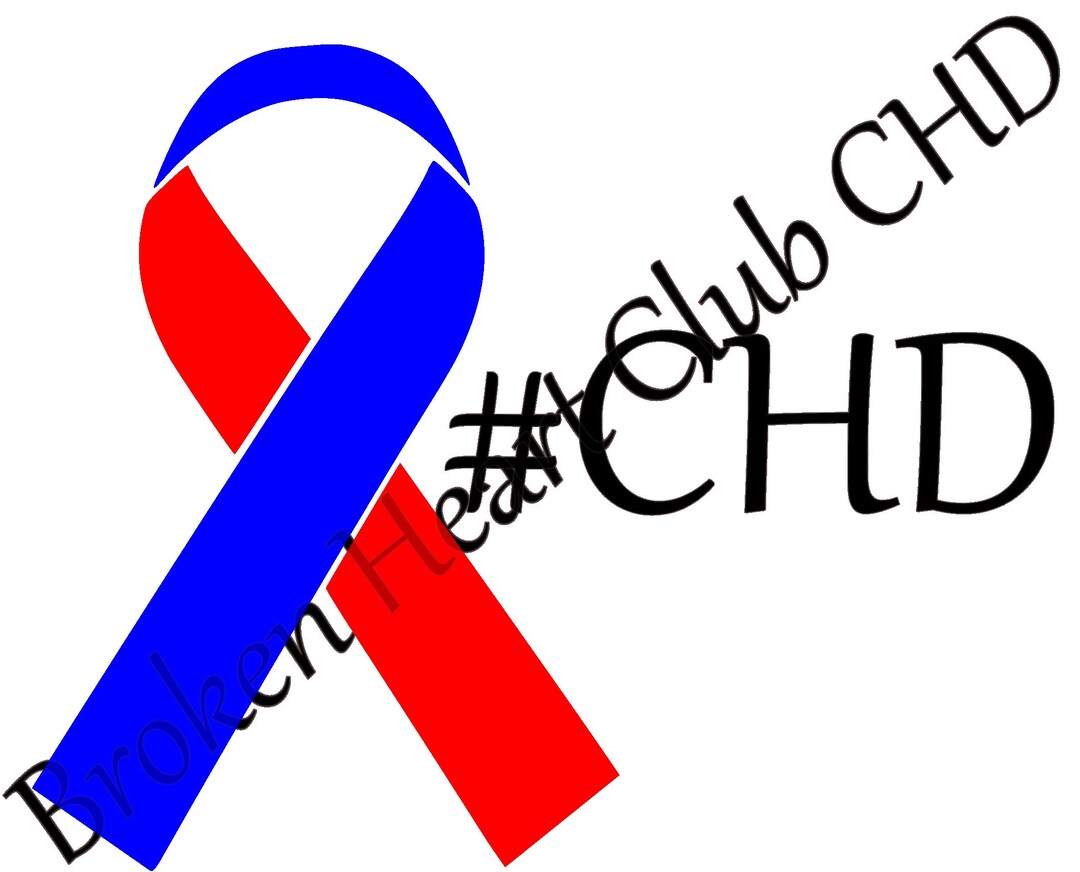 CHD Ribbon SVG - Etsy