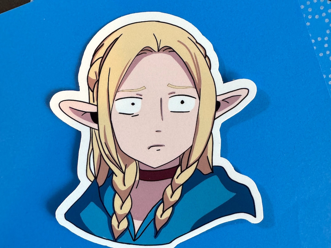 Delicious in Dungeon - Marcille Concerned Sticker - Etsy