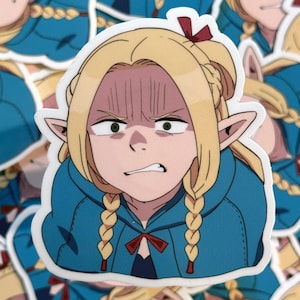 Delicious in Dungeon - Marcille Angry Sticker - Etsy