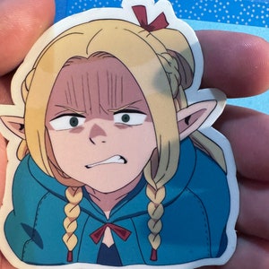 Delicious in Dungeon - Marcille Angry Sticker - Etsy