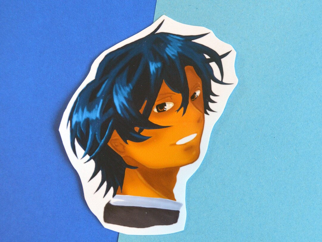 Enigmatic Anime Character Vinyl Sticker - Meet the Narrator! - Etsy