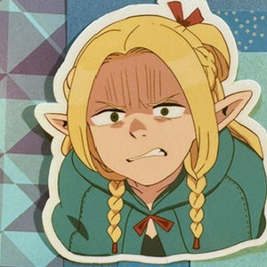 Delicious in Dungeon - Marcille Angry Sticker - Etsy