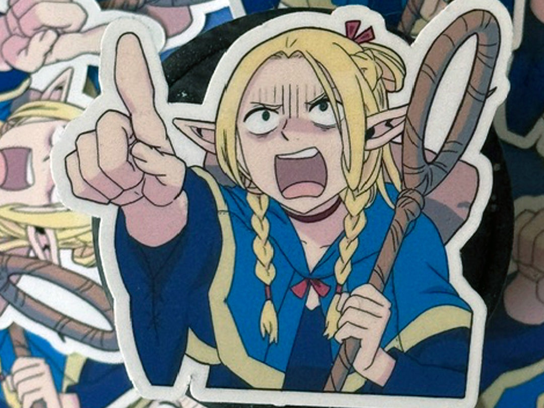 Delicious in Dungeon - Marcille Pointing Sticker - Etsy