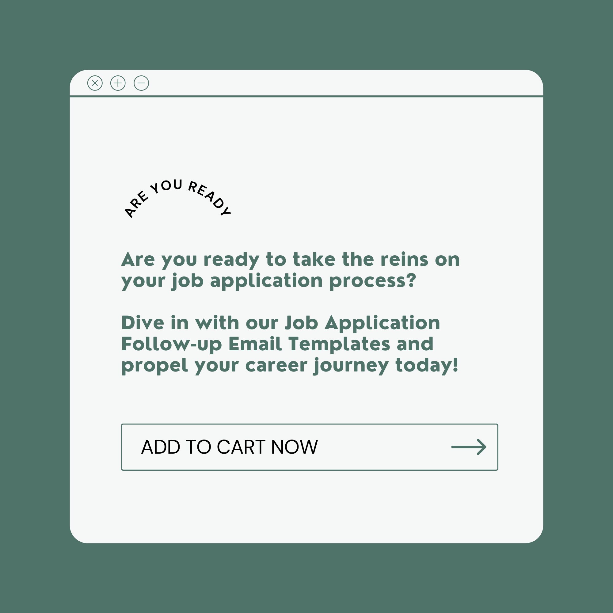 Professional Job Follow-up Email Templates: Application Responses - Etsy