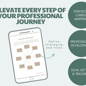 Career Planner Workbook: Digital Guide for Professional Growth, Job ...