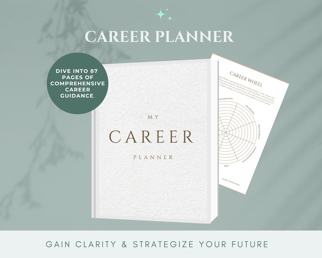Career Planner Workbook: Digital Guide for Professional Growth, Job ...