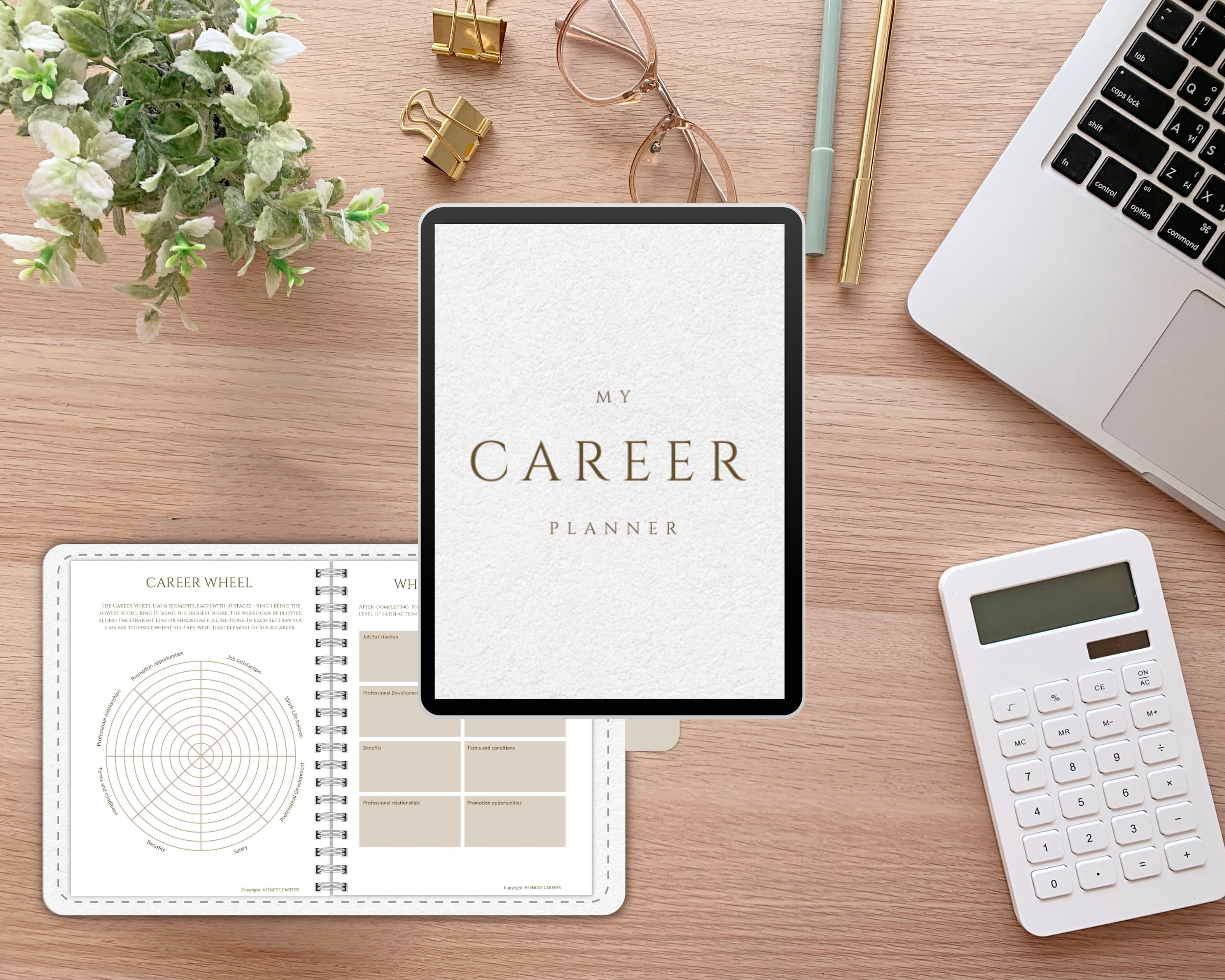 Career Planner Workbook: Digital Guide for Professional Growth, Job ...