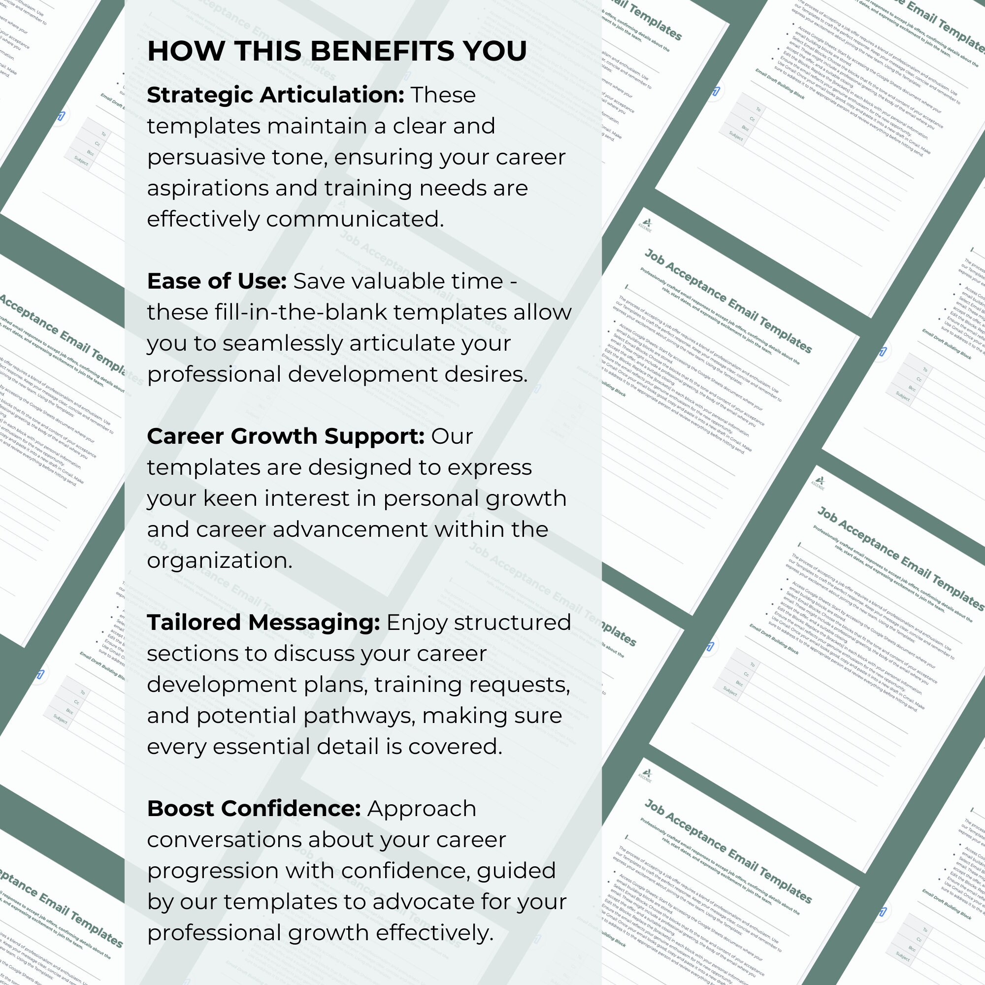 Career Development Plan Request Email Templates - Etsy